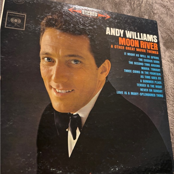 Columbia | Media | Andy Williams Moon River Vinyl Record 962 | Poshmark